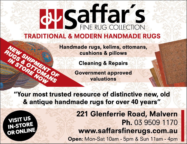 Saffar's Rugs in the Melbourne Age - Saffars Fine Rugs